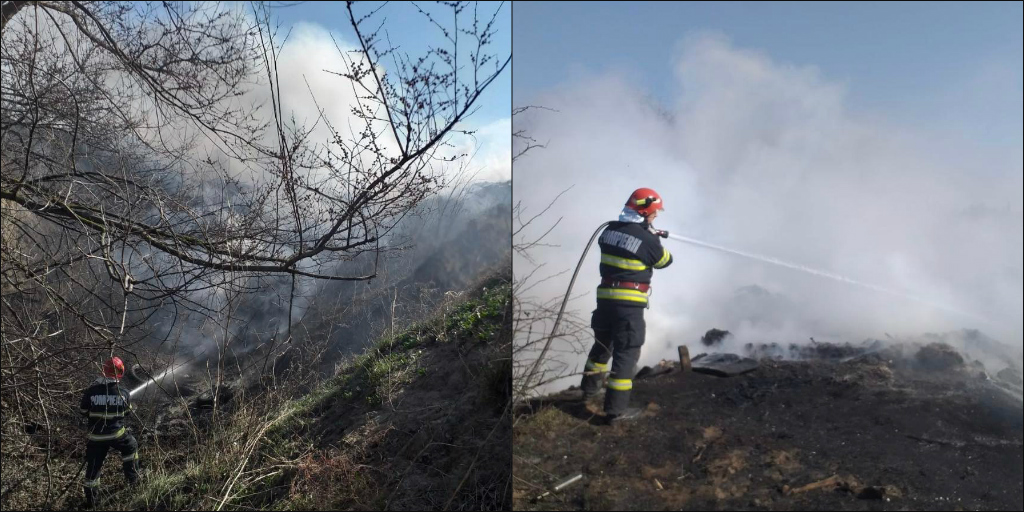INCENDII de vegetatie in tot judetul Braila: ZECI de hectare au fost ...