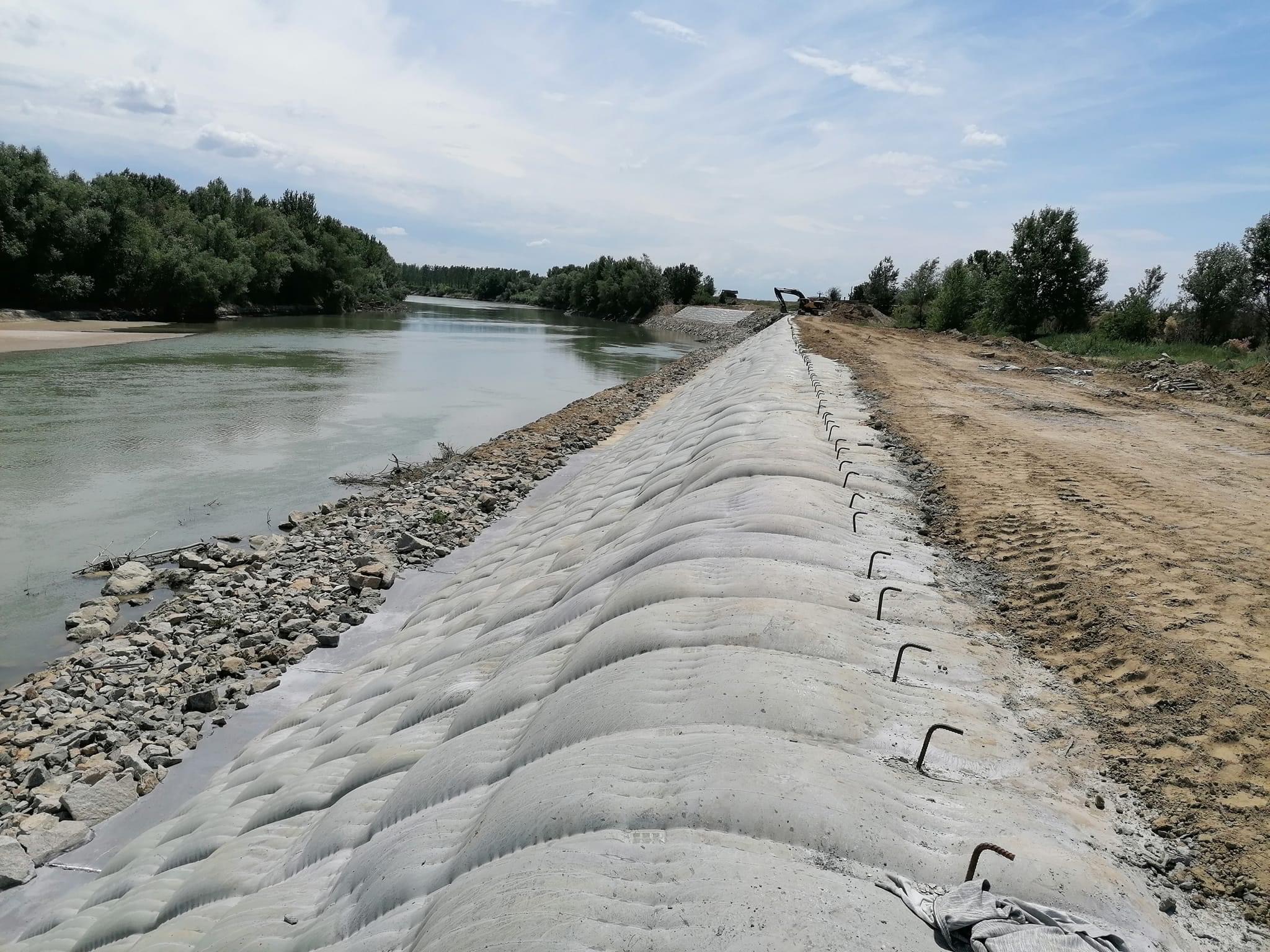 După 15 ani! | Lucrările la DIGUL de la Măxineni se apropie de final ...