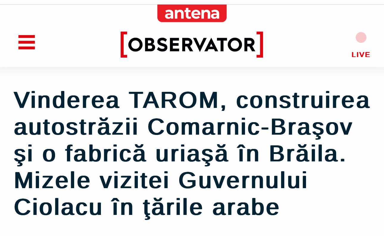 Observator: Abator de 50 de milioane de euro în județul Brăila ...